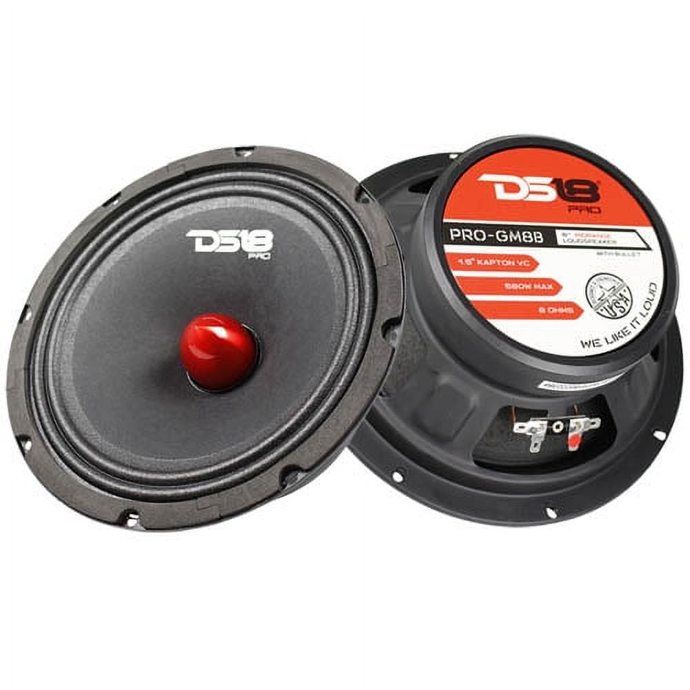2 DS18 PRO-GM8B 8" Inch Mid Range Loudspeaker 580W Watts Max Power 8 ...