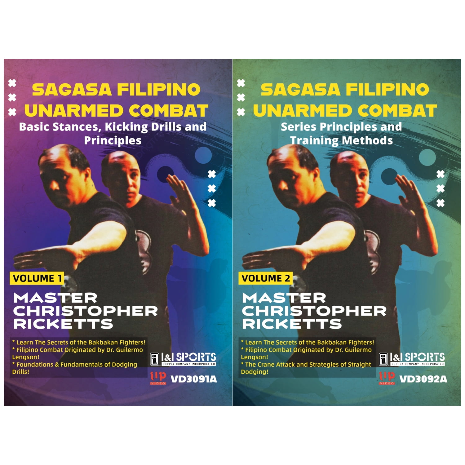 2 DVD Set Sagasa Filipino Unarmed Martial Arts Combat Principles ...