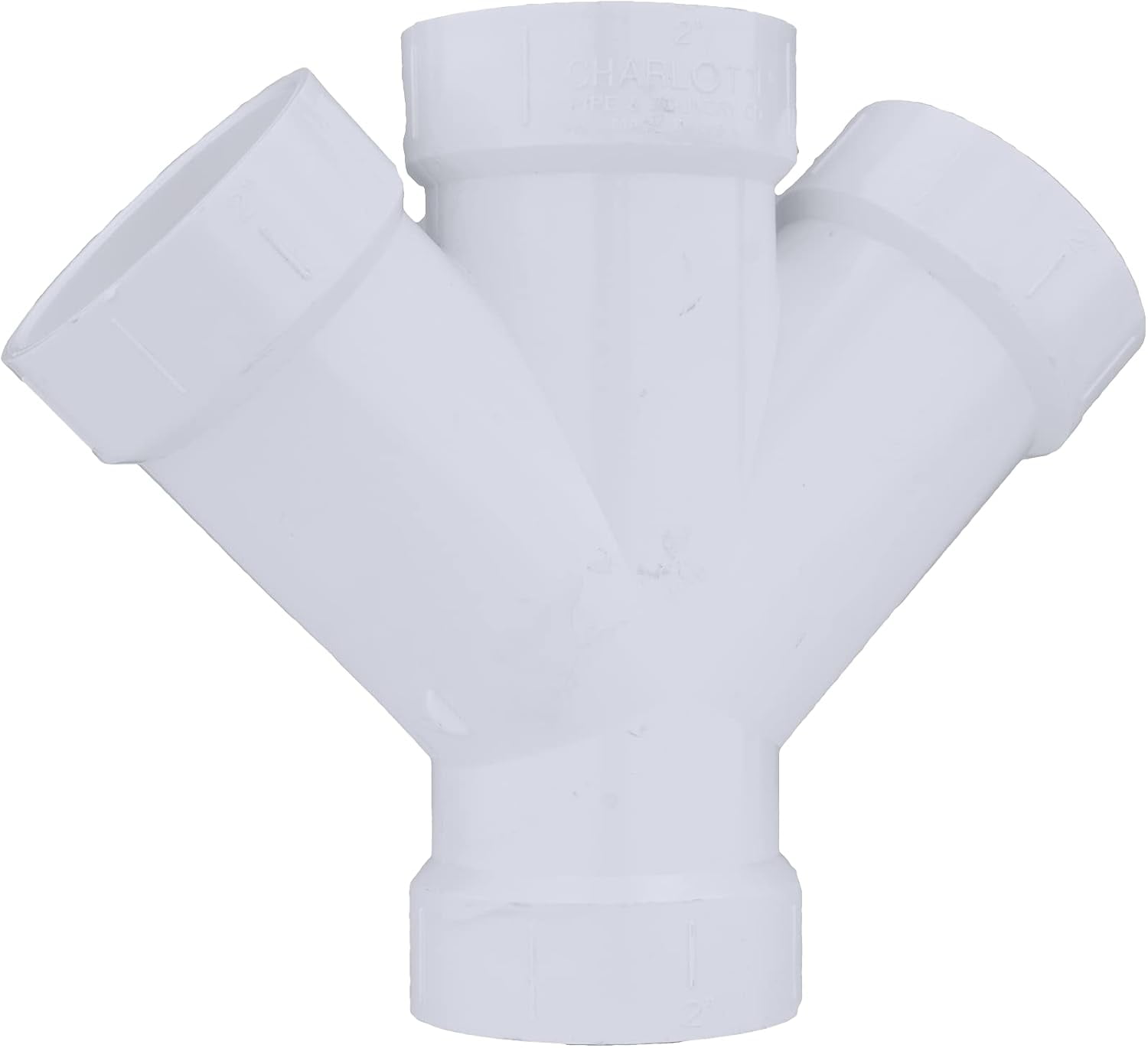 2 DWV Double WYE DWV (Drain, Waste Vent) (1 Unit Piece) - Walmart.com