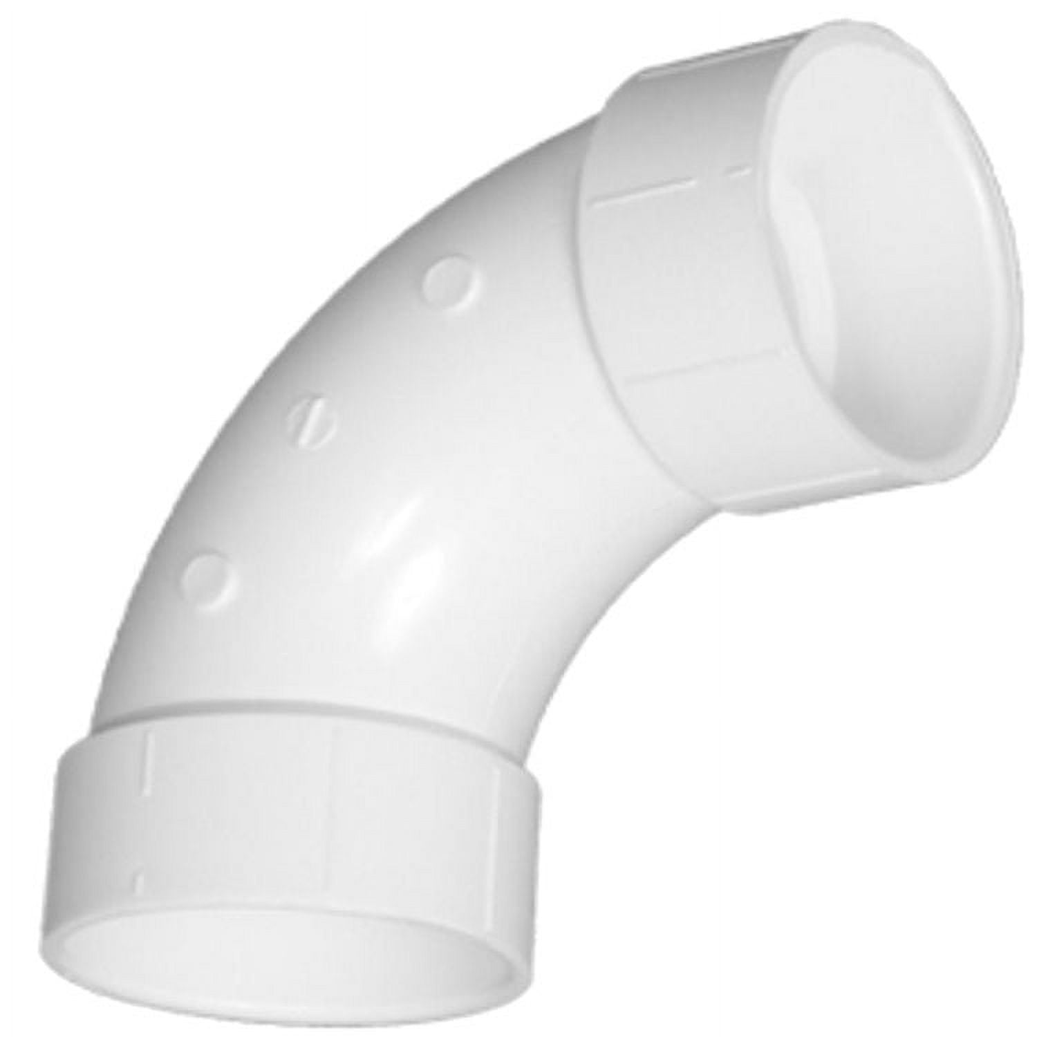 2" (DWV) PVC 90deg Elbow Long Sweep - Walmart.com