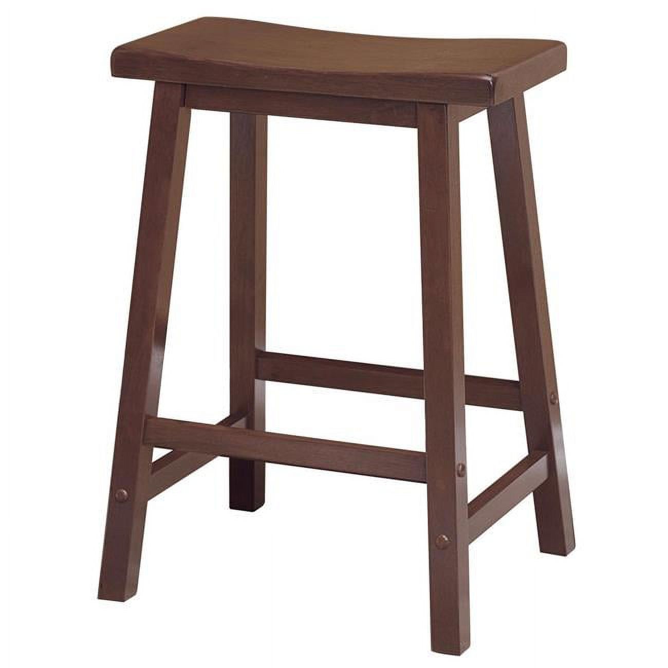 2 Day Designs 169C26 26 in. Stool with Back, Chocolate - Walmart.com