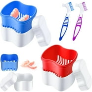 Equate Ortho-Dental Bath Container for Dentures Retainers and Mouth ...