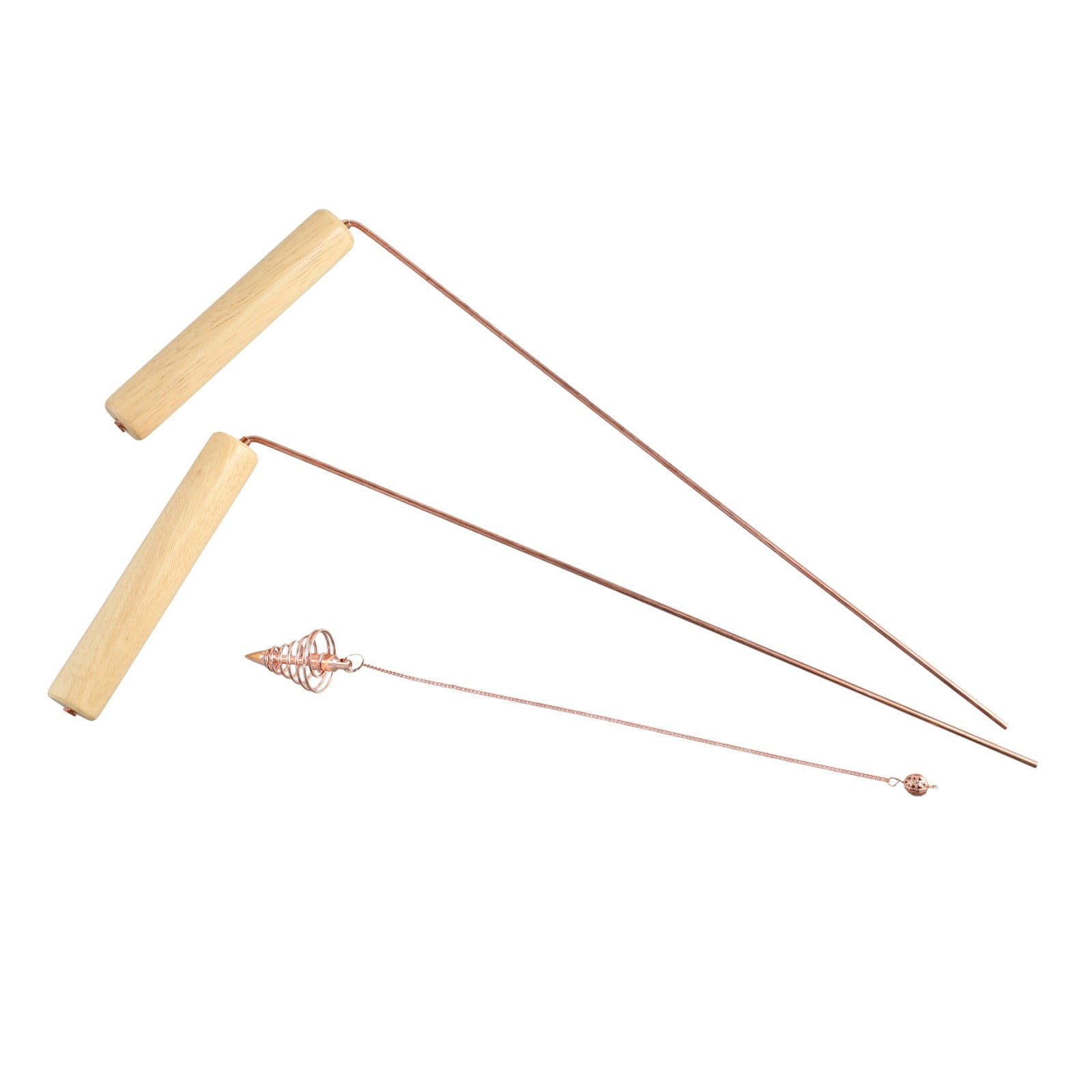 2 Detector Rod Copper Probe For Water Treasure Finding Metal Probing ...