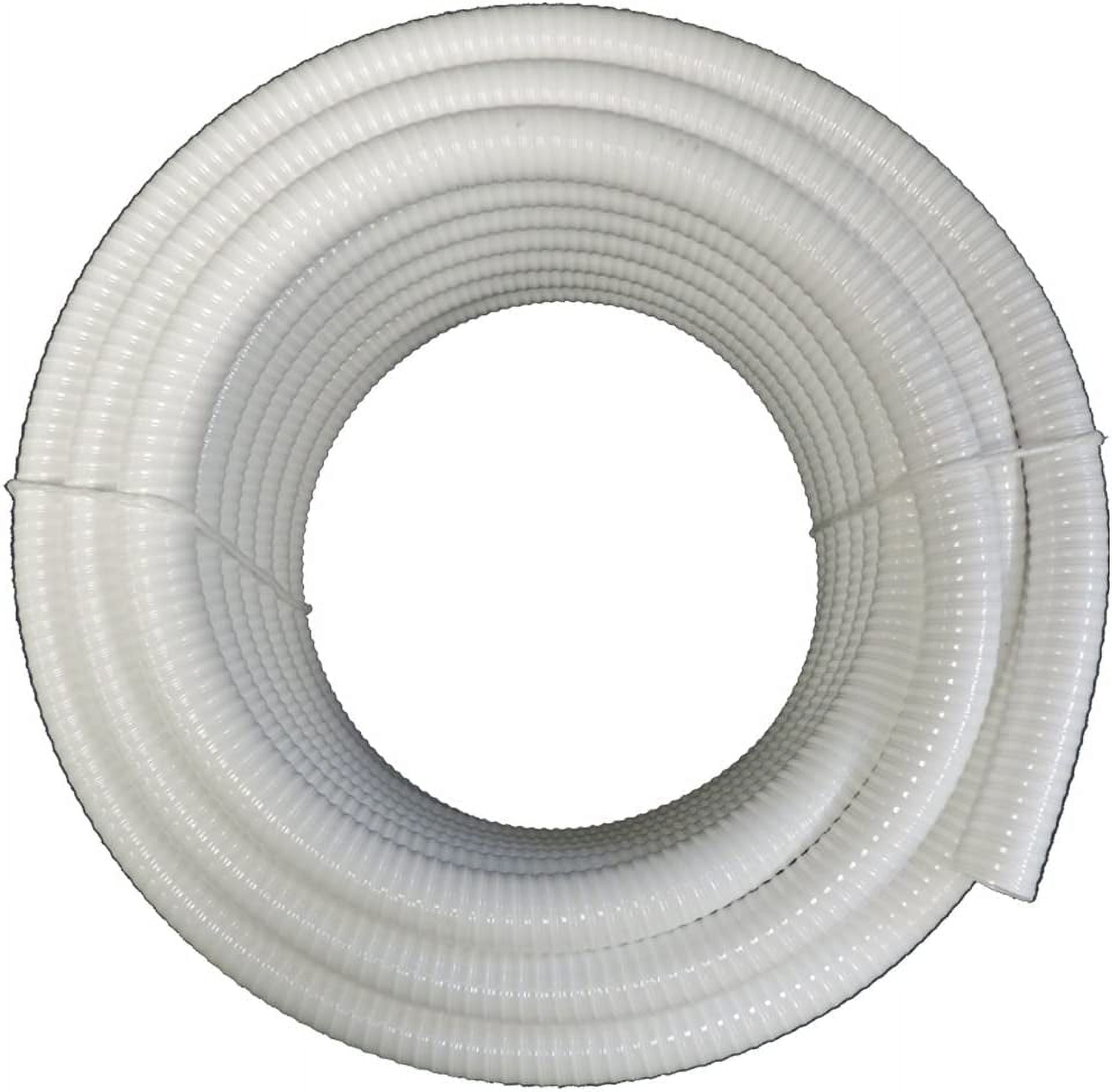 (2" Dia. x 10 ft) HydroMaxx® White Flexible PVC Pipe, Hose, Tubing for ...