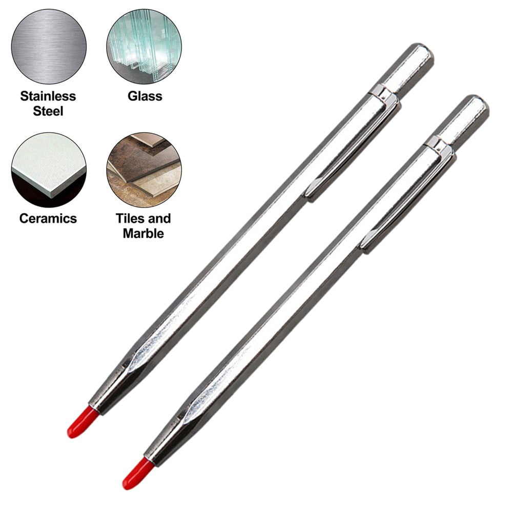 2× Diamond Glass Cutter Carbide Scriber Metal Tile Cutting Machine ...