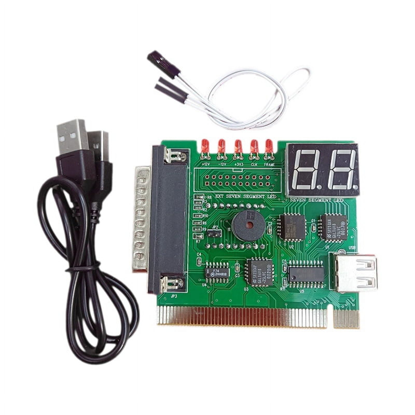 2 Digit Bit PC Computer Motherboard Diagnostic Card USB PCI LCD Error ...