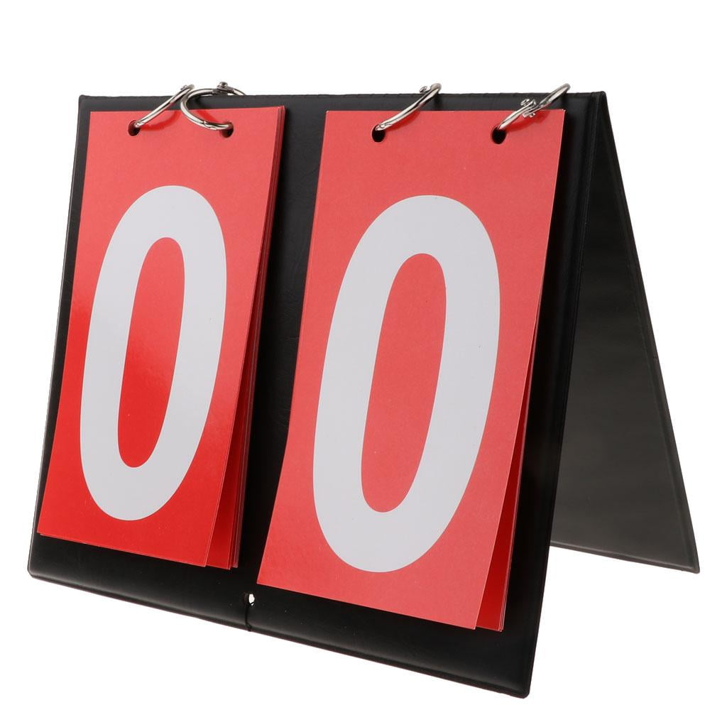 2 Digit Durable Scoreboard Cards for Basketball, Table Tennis ...