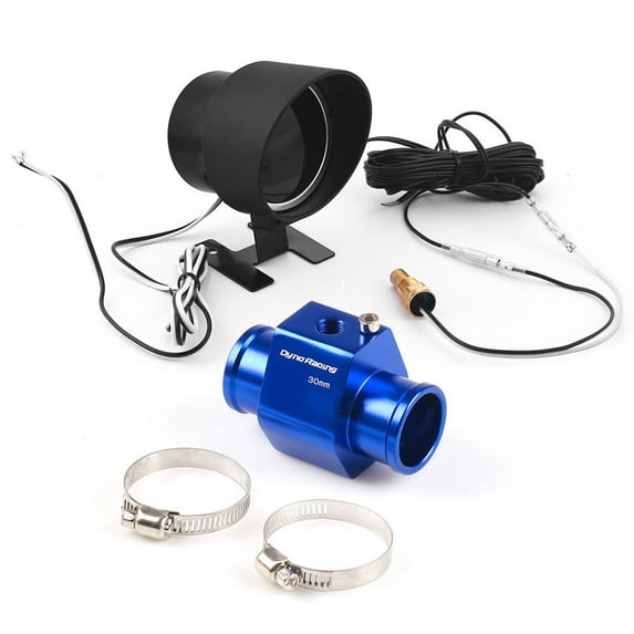 2'' Digital Car Water Temp Gauge 1/8NPT+Voltmeter w/30mm Joint Sensor ...