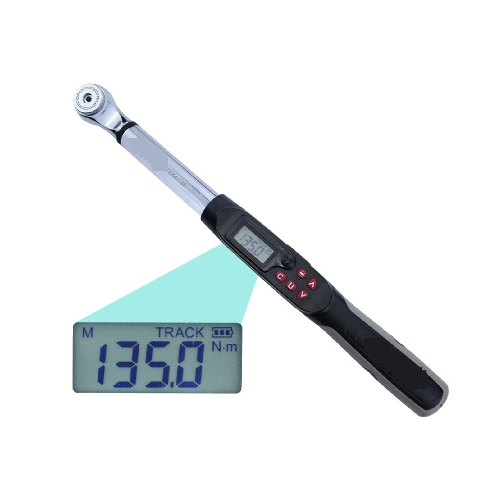 2% Digital Torque Wrench 1.5- 340Nm Adjustable Professional Electronic Torque Wrench Bike Car ...