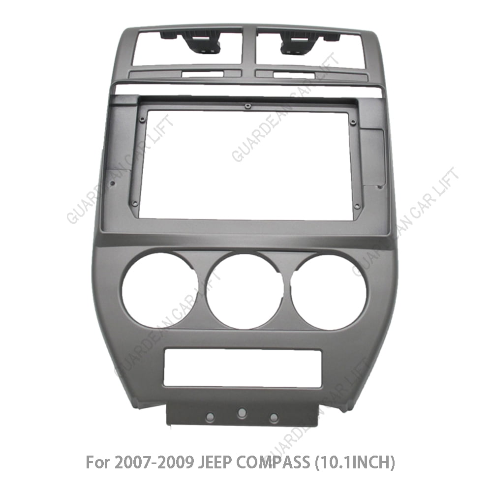 2 Din 10.1 Inch Car Radio Plastic Fascia Panel Frame for JEEP Compass ...