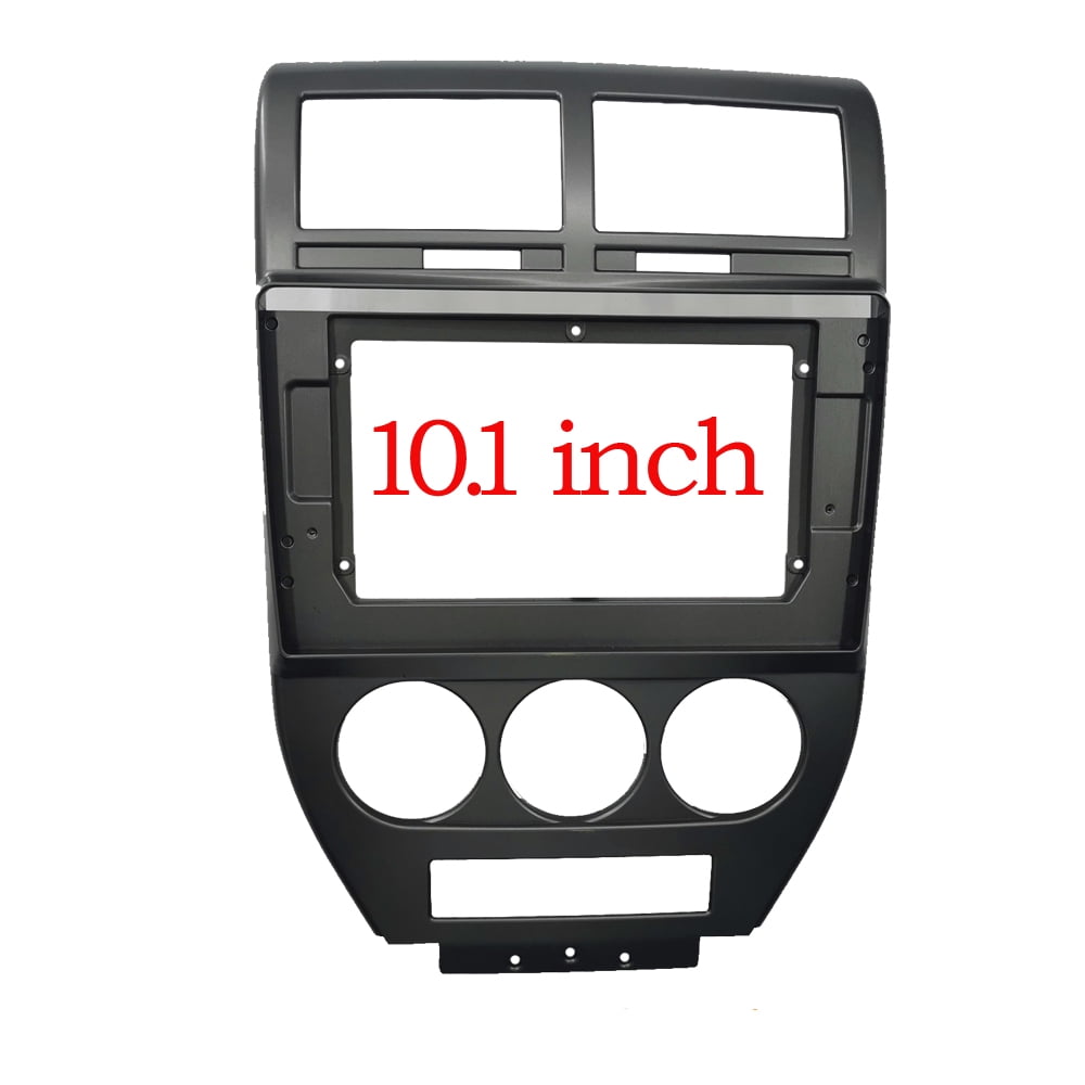 2 Din 10.1 Inch Car Radio Plastic Fascia Panel Frame for JEEP Compass ...