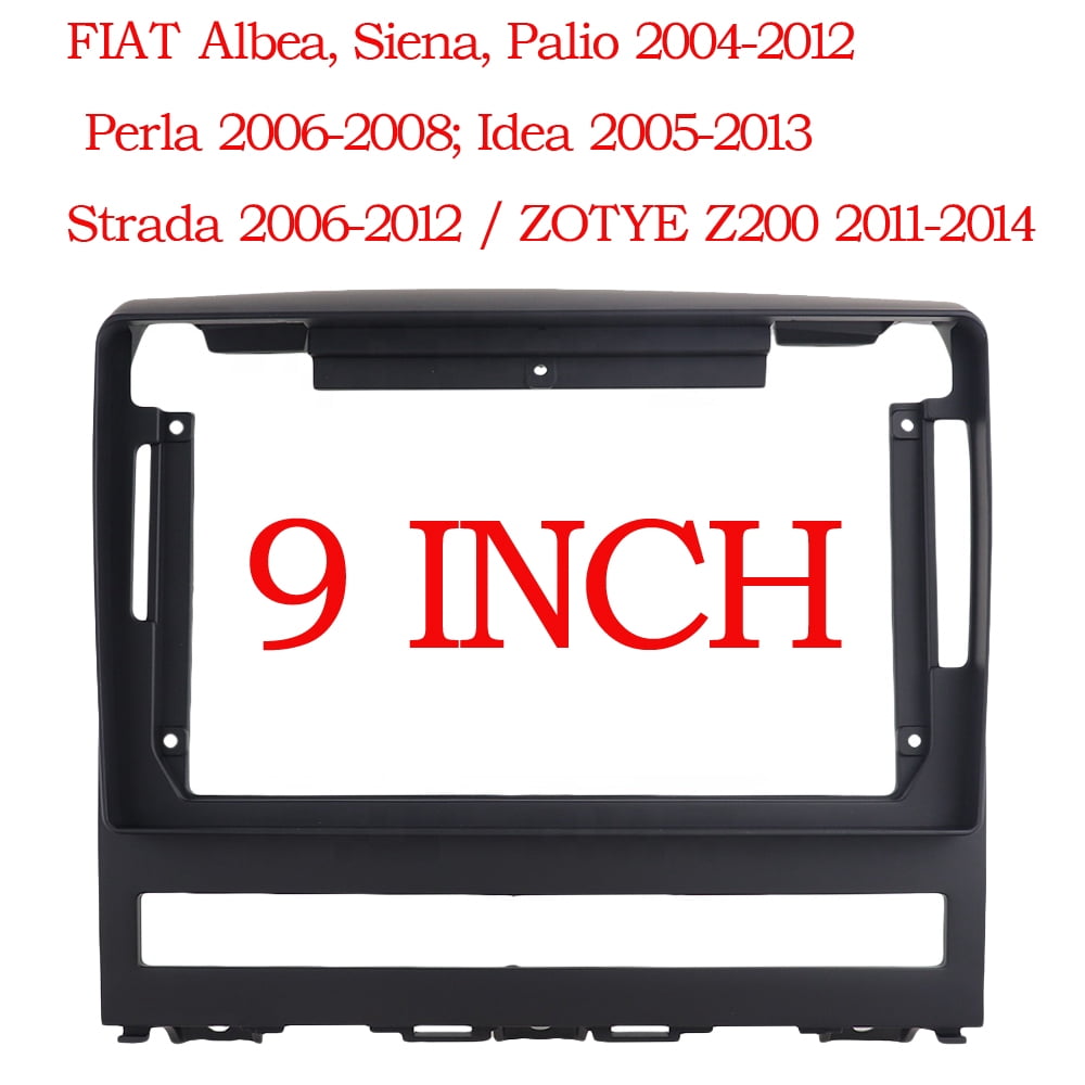 2 Din 9 Inch Car Radio DVD GPS Mp5 Plastic Fascia Panel Frame for FIAT ...