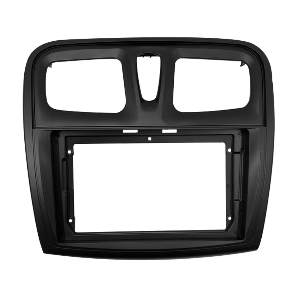 2 Din 9 Inch Car Radio Fascias for RENAULT Sandero Symbol Logan 2014+ Dashboard Frame ...