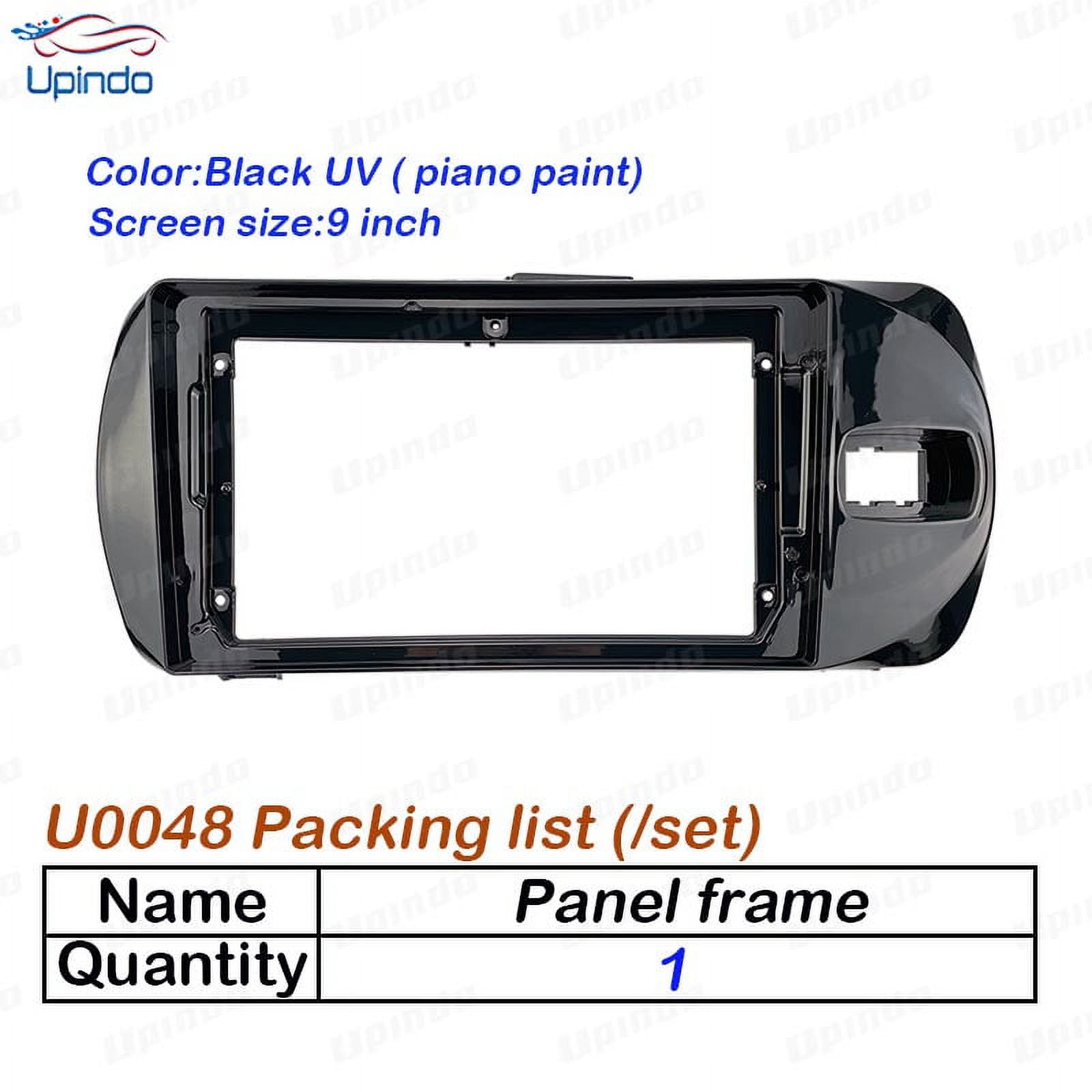 2 Din 9 Inch Car Radio Installation GPS Mp5 Plastic Fascia Panel Frame ...