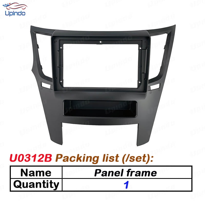 2 Din 9 Inch Car Radio Installation GPS Mp5 Plastic Fascia Plane Frame ...