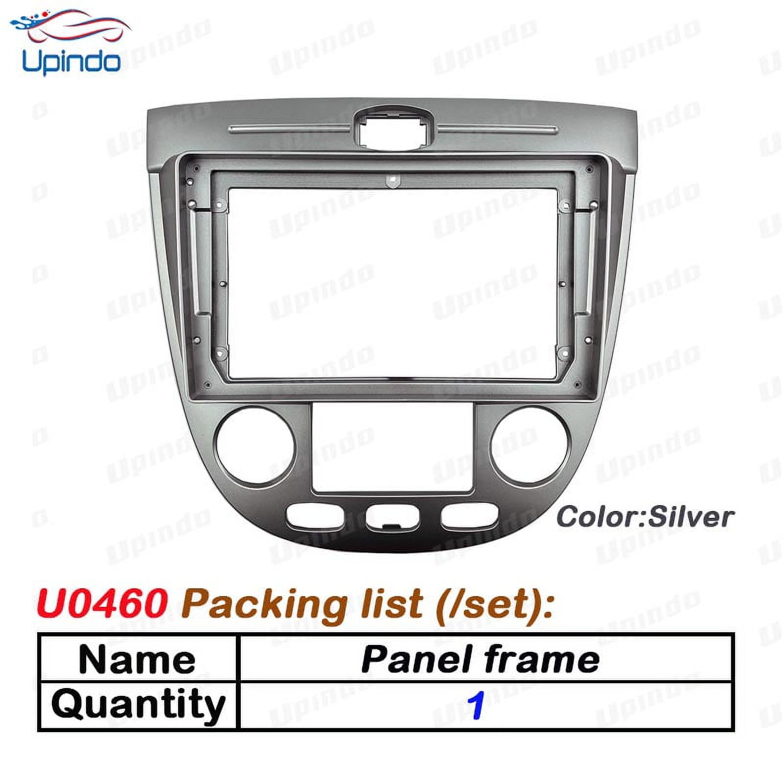 2 Din 9 Inch Car Radio Installation GPS Plastic Fascia Panel Frame for ...