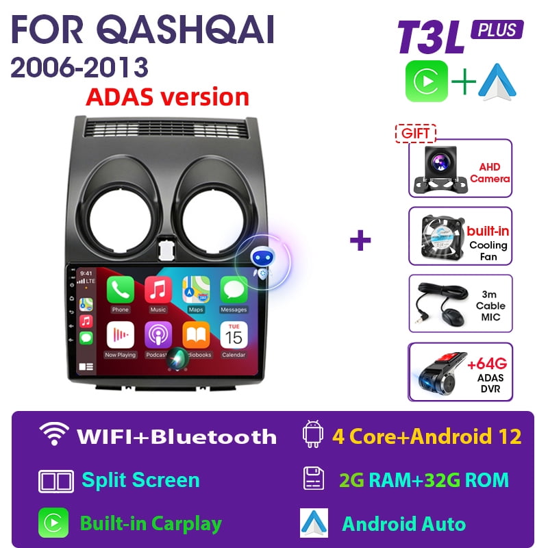 2 Din Android 12 Car Radio DSP GPS Navigation Multimidia Video Player Car Stereo For Nissan ...