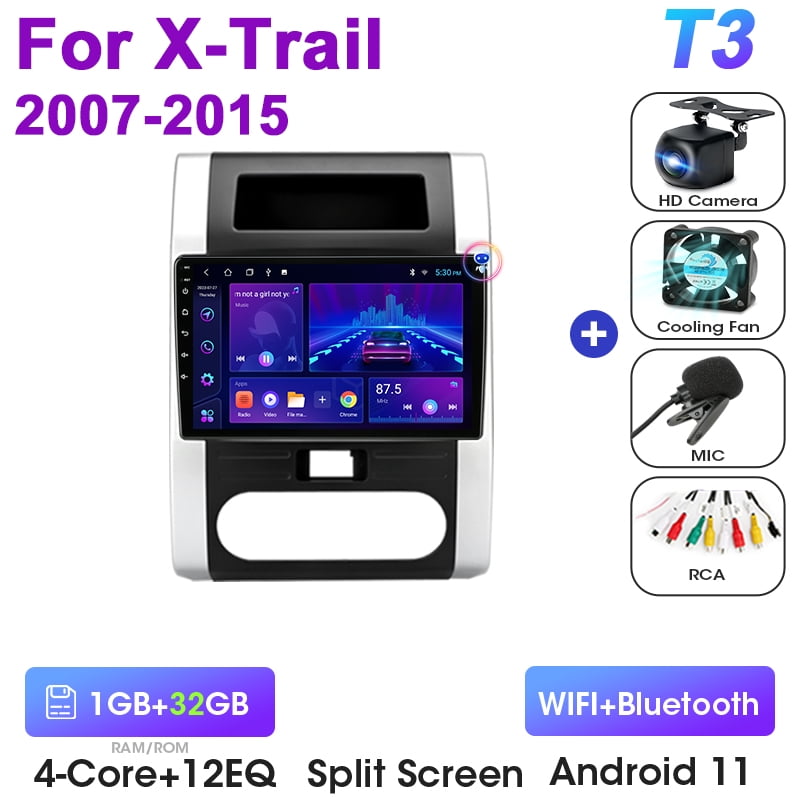 2 Din Android 12 Car Radio For Nissan X-Trail X Trail 2 T31 2007 - 2015 Multimedia Video Player ...