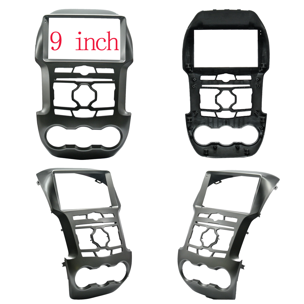 2 Din Car Audio Fascia Frame Adapter For Ford Ranger 2008-2012 9" Big ...