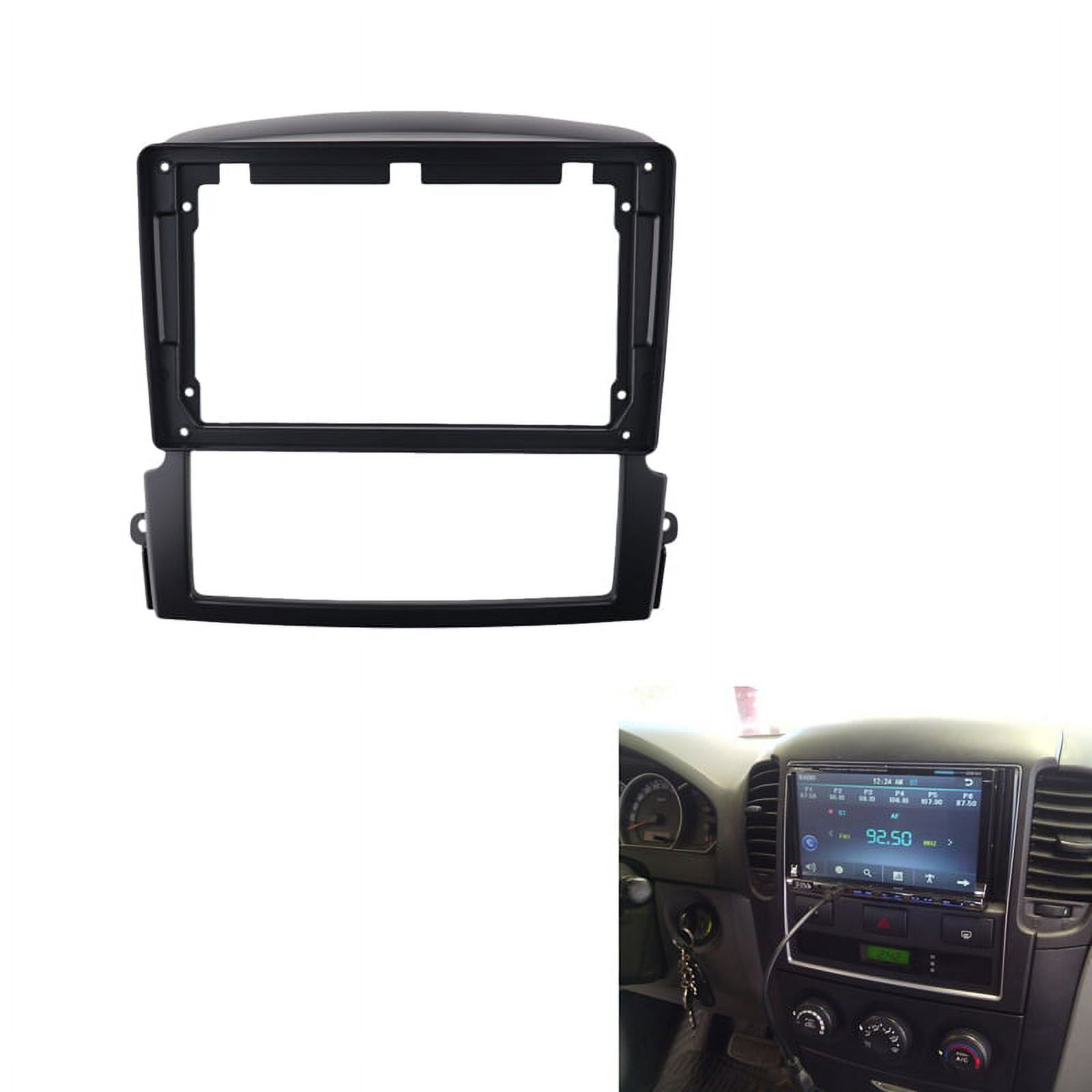 2 Din Car Radio Fascia for 06-09 DVD Stereo Frame Plate Adapter ...