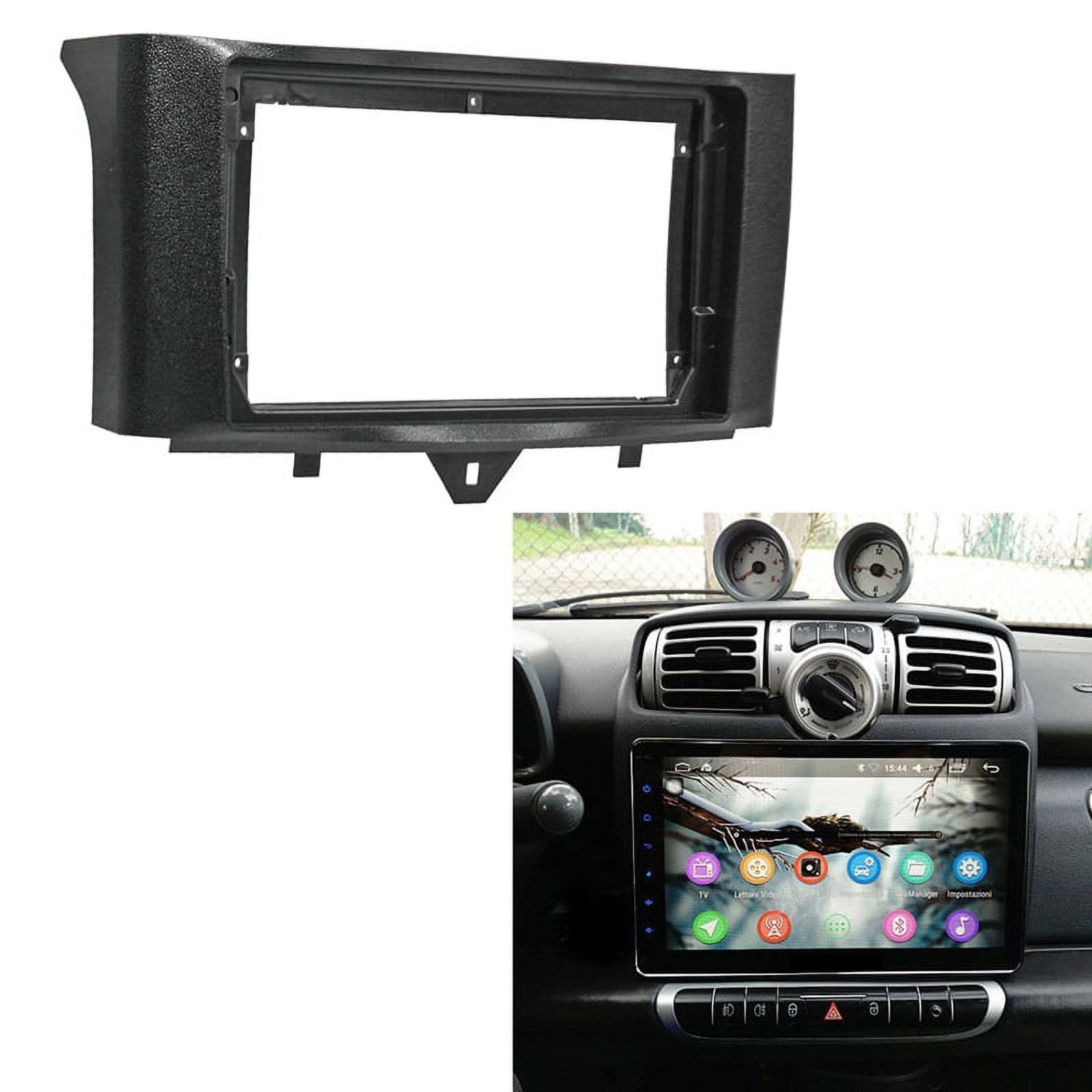 2 Din Car Radio Fascia for Benz Smart Fortwo 2011-2015 DVD Stereo Frame ...