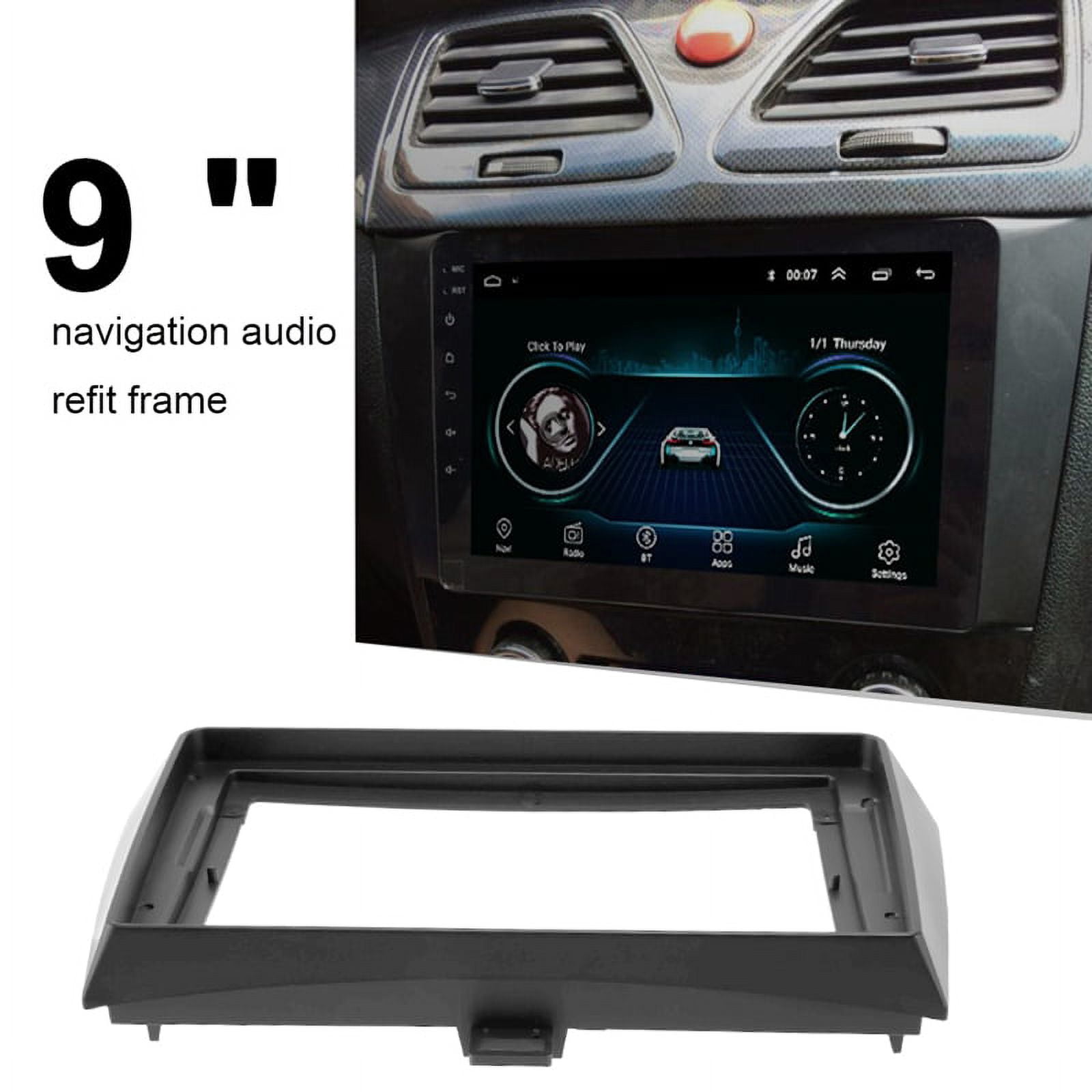 2 Din Car Radio Fascia for J5 2009-2014 DVD Stereo Frame Plate Adapter ...