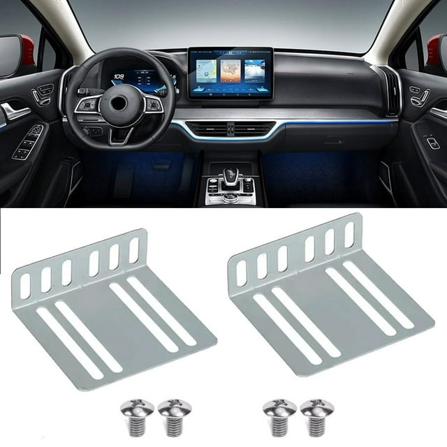 2 Din Car Radio Installation Kit Mp5 Mounting Holder Support Bracket ...