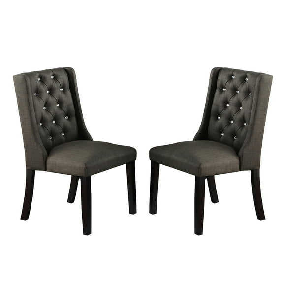 2 Dining Chairs per Box | Rubber Wood and Fabric Foam | Comfort for ...
