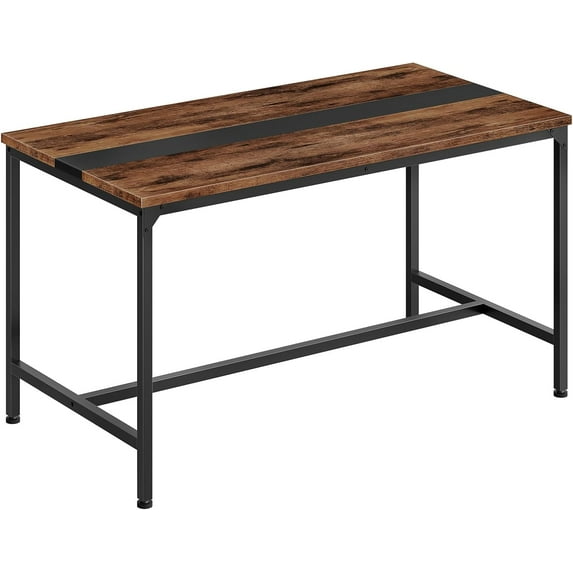 .2'' Dining Table, Rectangle Color-Blocked Kitchen Dinner Table, for 6 ...