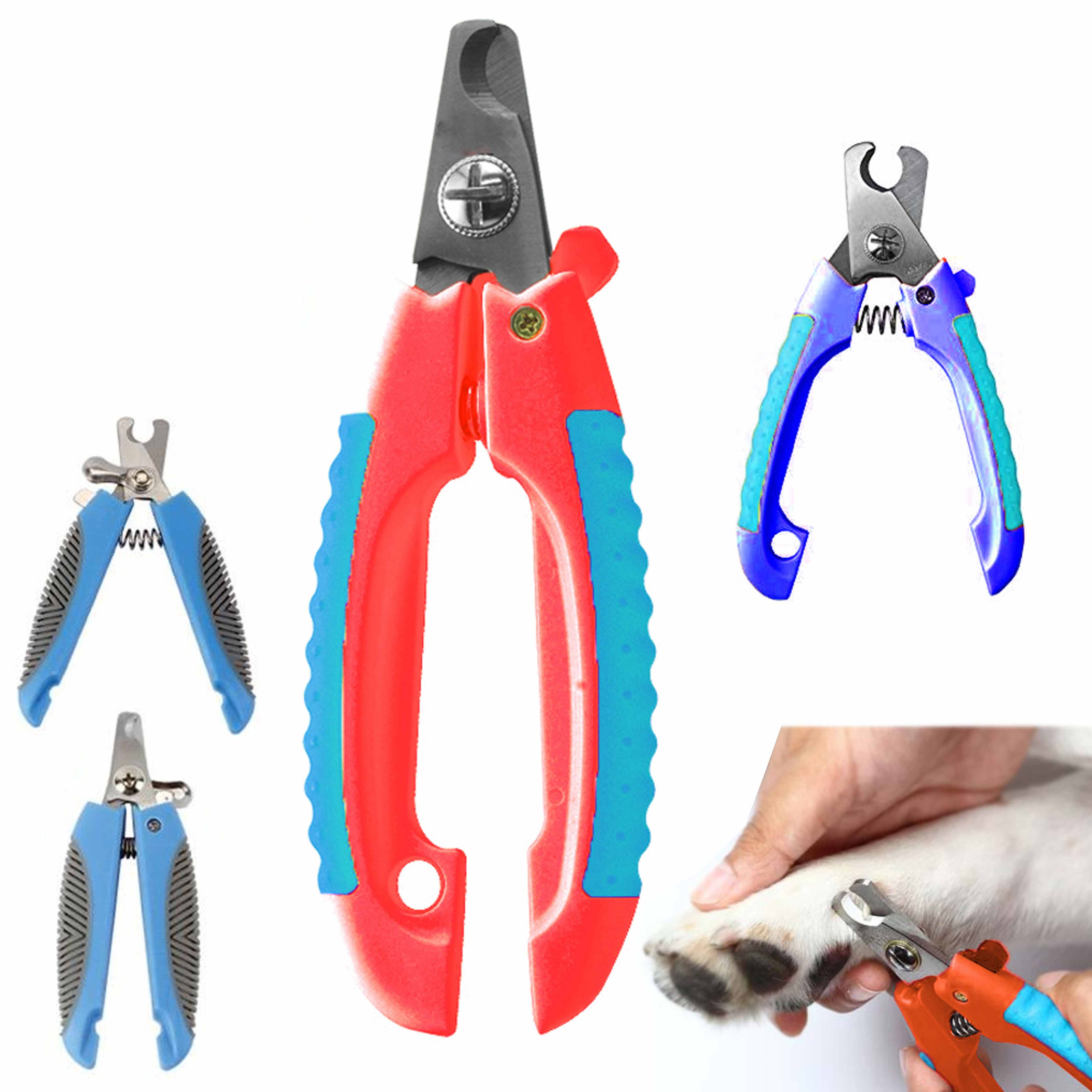 2 Dog Nail Clippers Small Large Trimmer Pet Cat Cutting Scissors Claw ...