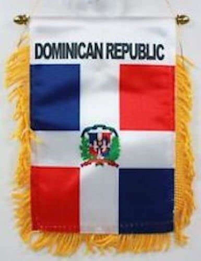 2 Dominican Republic Mini Flag, Republica Dominicana Flag - Walmart.com