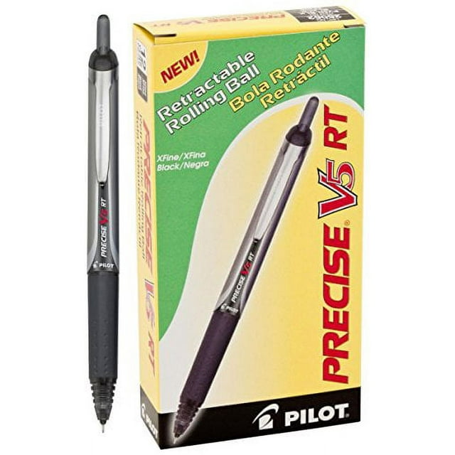 2 Dozen Total 24, Pilot Precise V5 RT Retractable Rolling Ball Pens ...