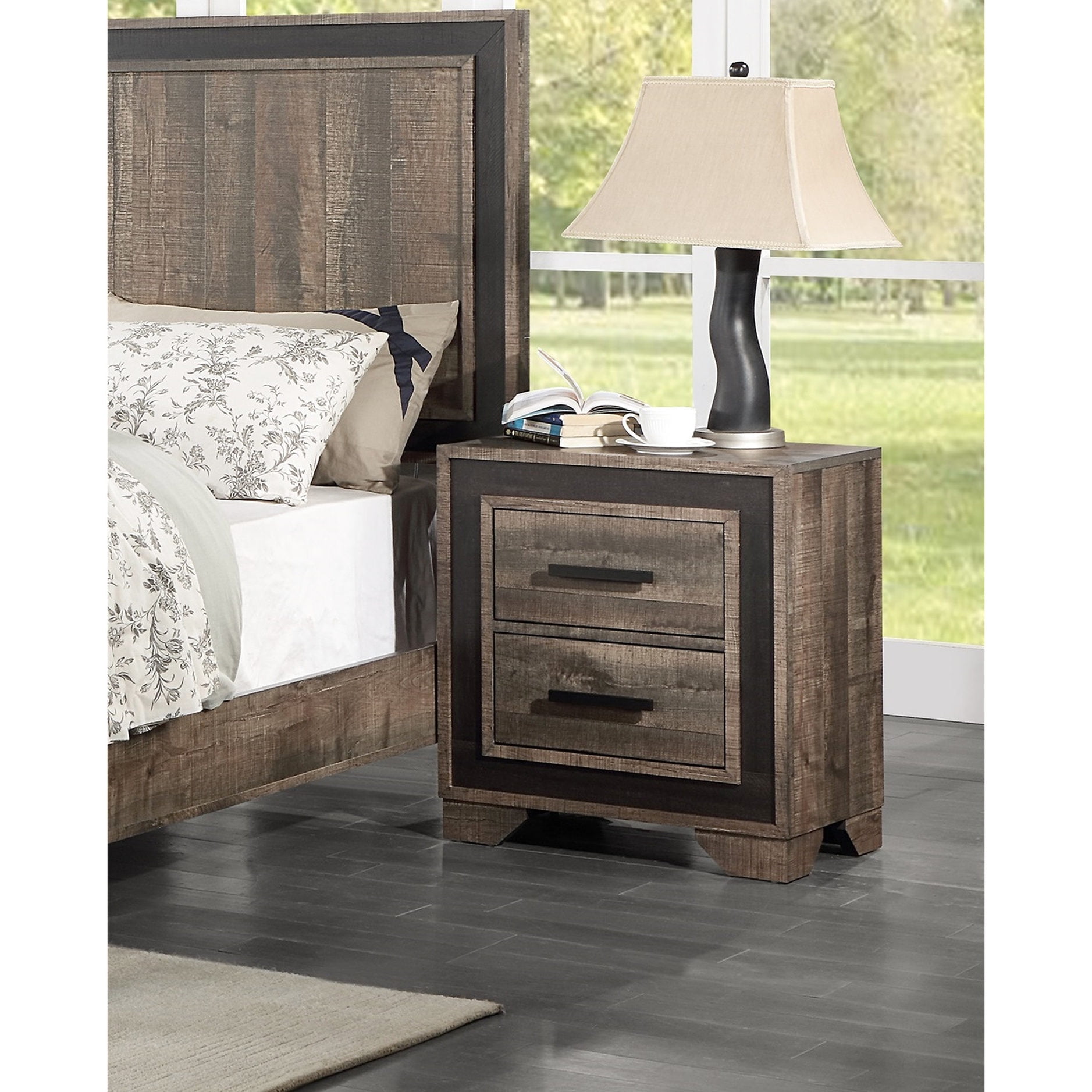 2-Drawer Bedside Table / Bedroom Setting / MDF and Particle Board Build ...