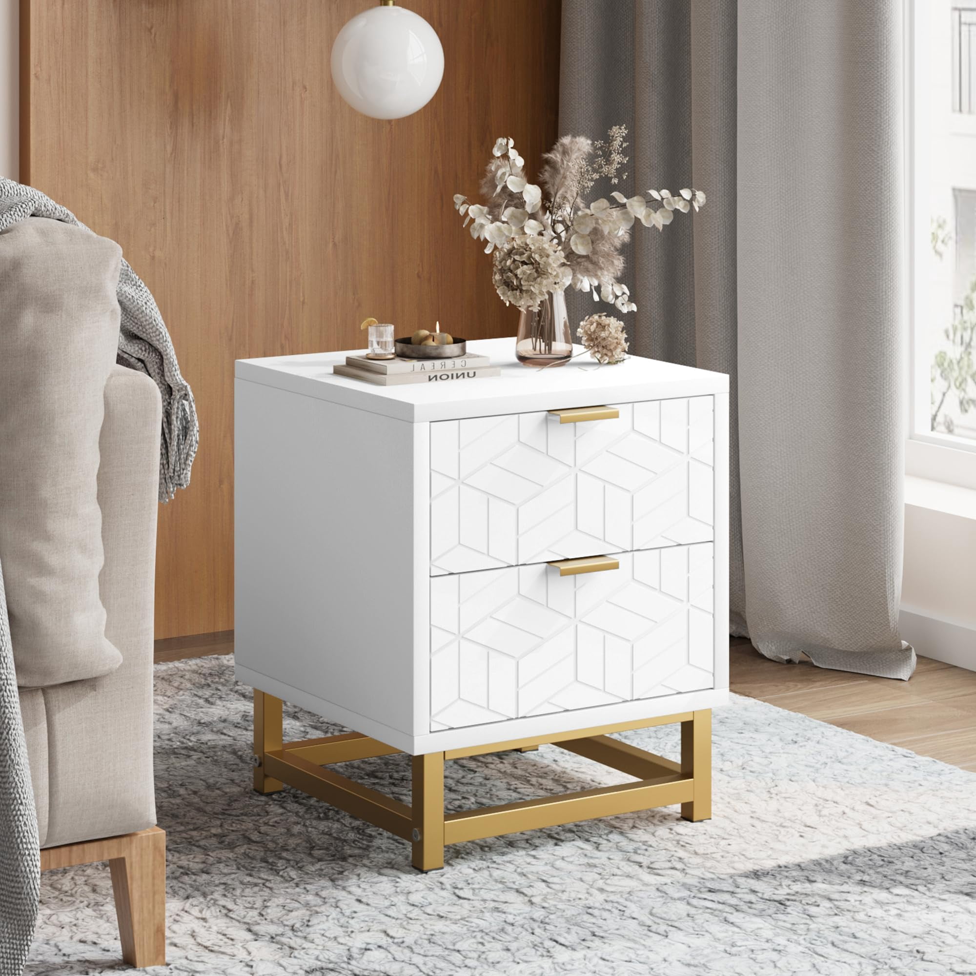 2 Drawer Dresser,Wood Chest Drawers with Storage for Closet,Drawers ...