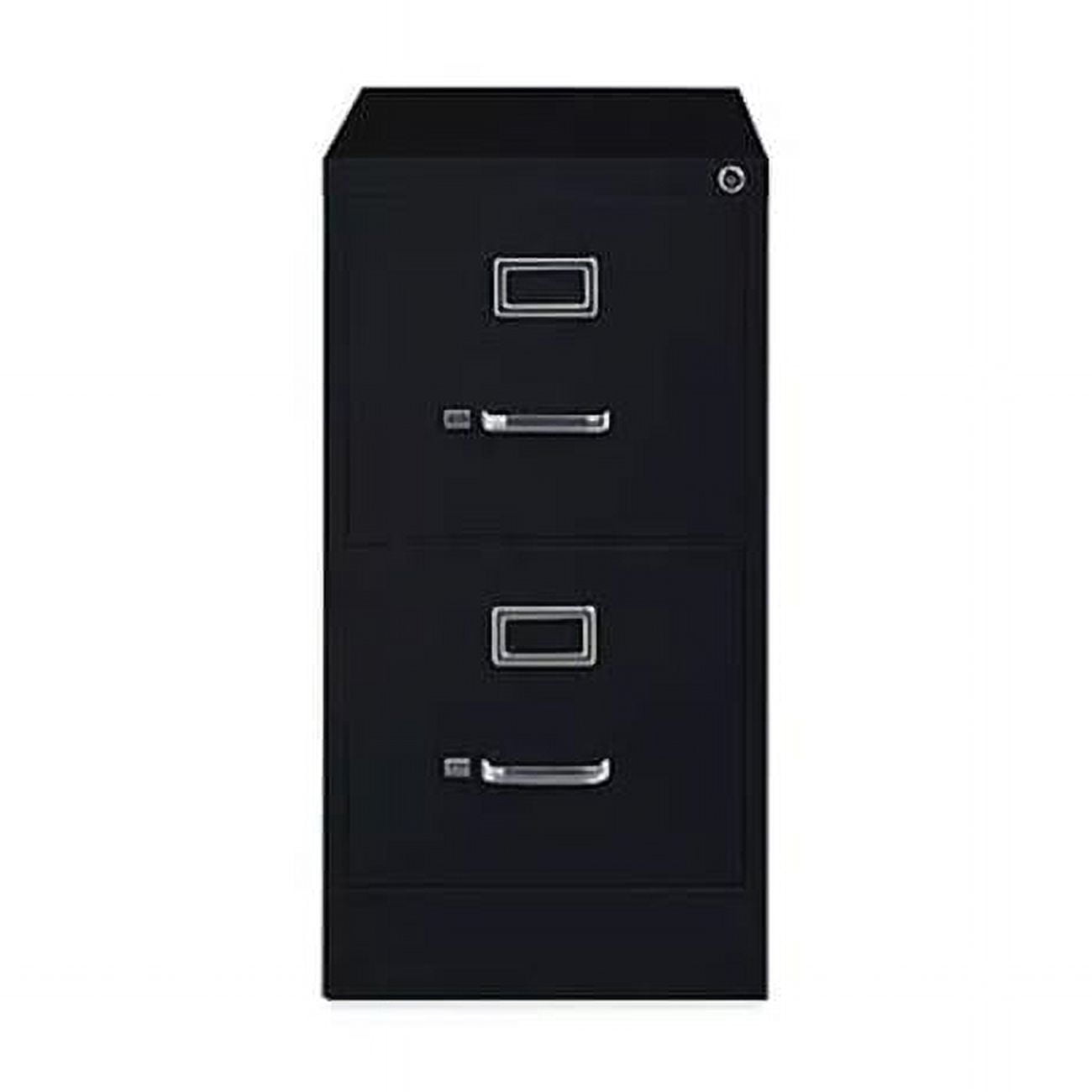2 Drawer Economy Vertical File - Letter-Size File Drawers - Black ...
