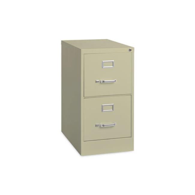 2 Drawer Economy Vertical File - Letter-Size File Drawers - Putty ...