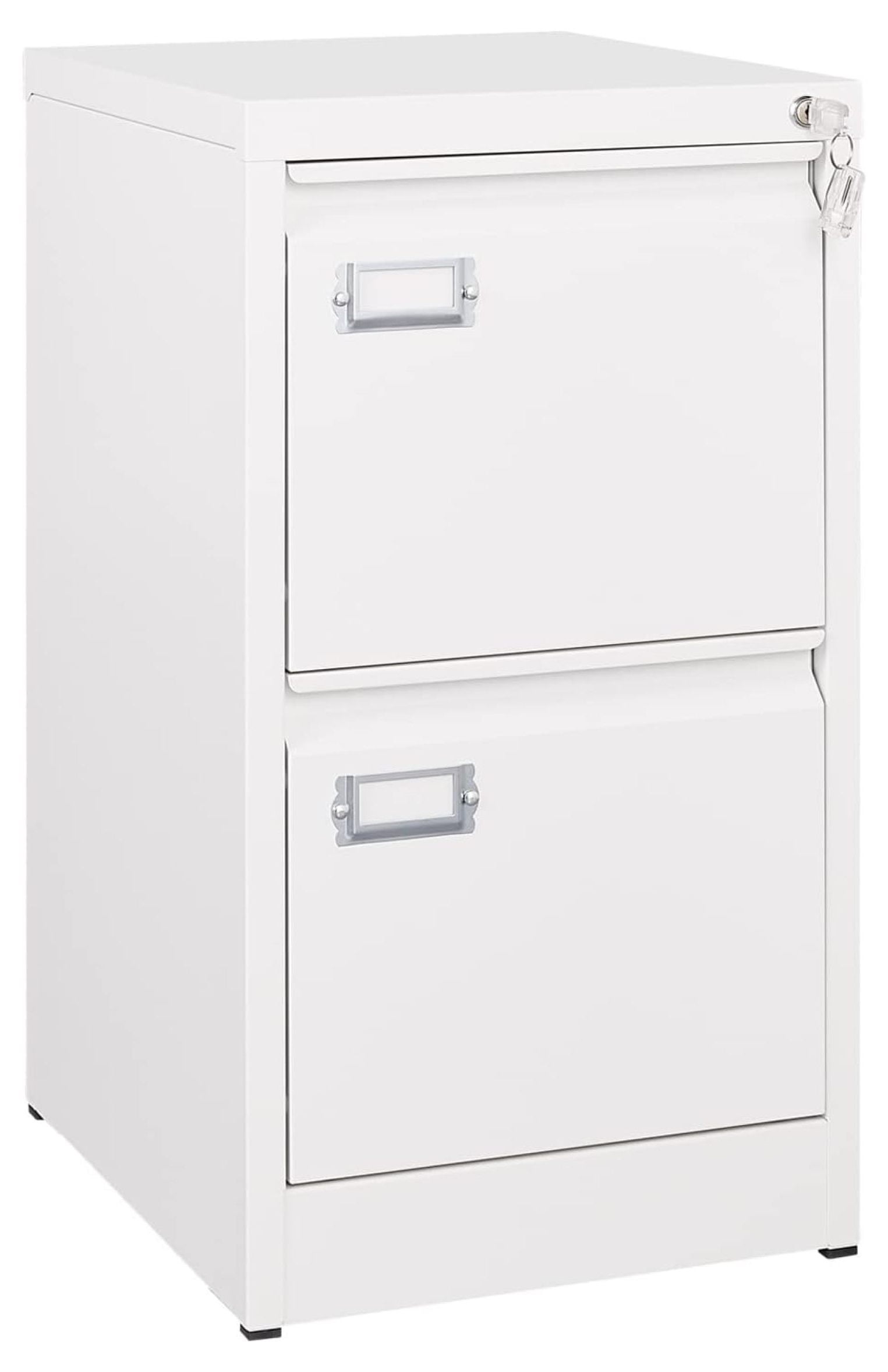 2-Drawer File Cabinet, 16.3" Deep Vertical Filing Cabinet with Lock ...