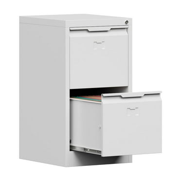 DWVO 3 Drawer Wood File Cabinet with Charging Station & LED Light ...