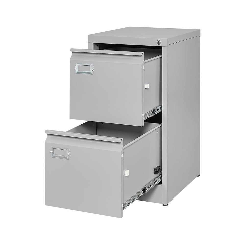 2 Drawer File Cabinet with Lock, Filing Cabinets for Home Office, Metal ...