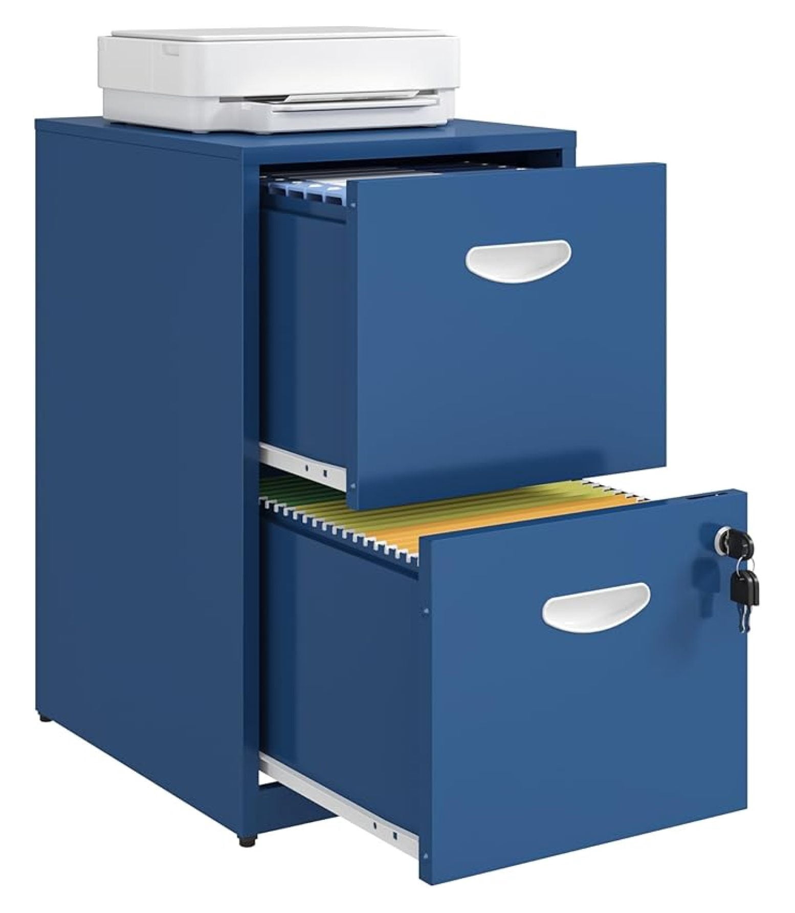 2 Drawer File Cabinet with Lock, Metal File Cabinets for Home Office ...