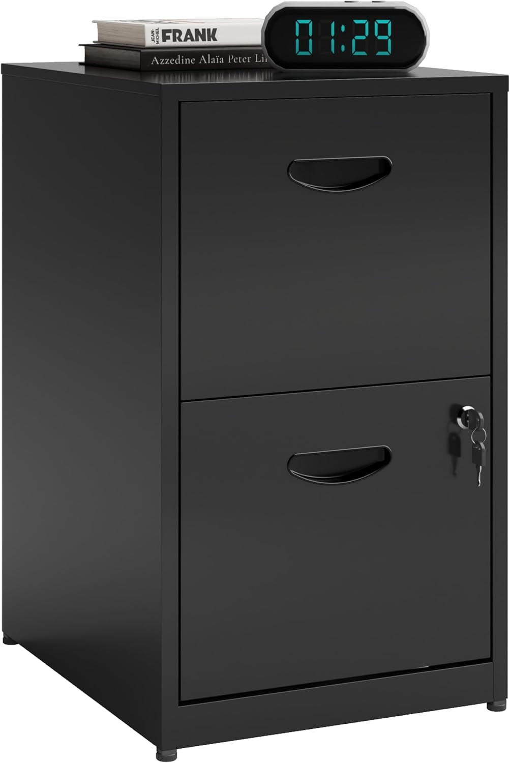 2 Drawer File Cabinet with Lock, Metal File Cabinets for Home Office ...