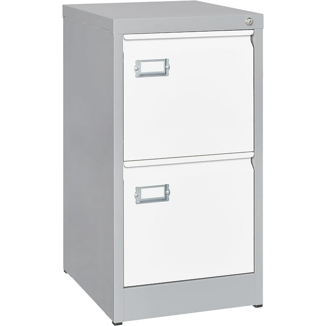 2 Drawer File Cabinet with Lock Metal Vertical File Cabinet Office Home ...