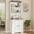 2 Drawer File Cabinet with Lock, Wood Filing Cabinet fits Letter, Legal ...