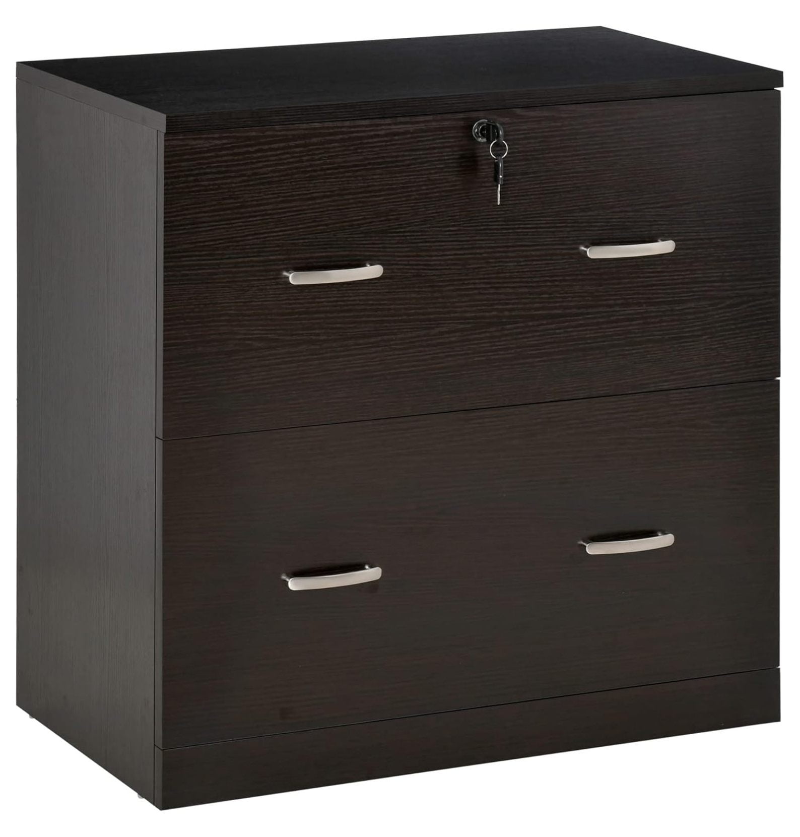 2-Drawer File Cabinet with Lock and Keys, Vertical Storage Filing ...
