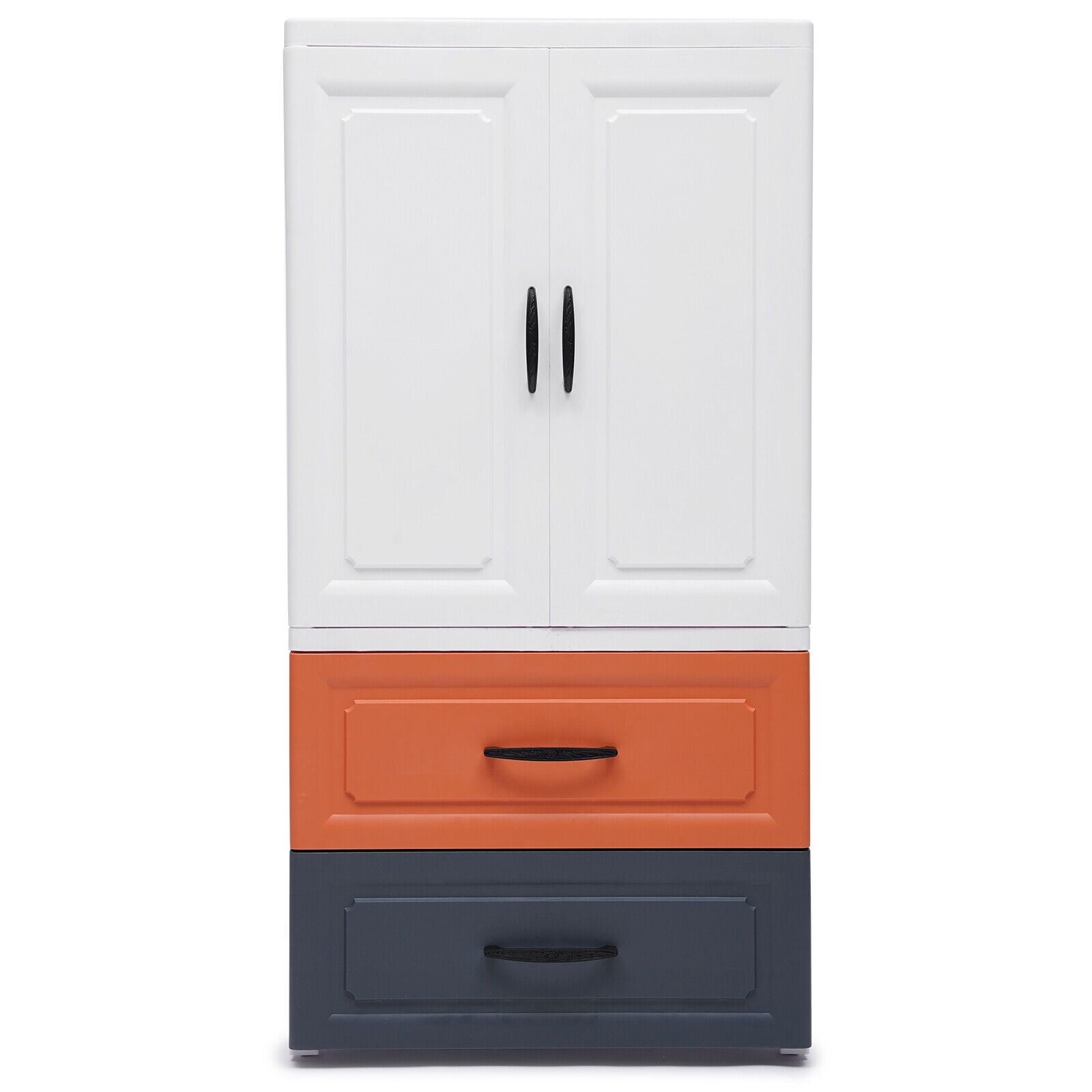 2-Drawer Large Cabinets Locker Dresser Vertical Storage Cabinet Unit 22 ...