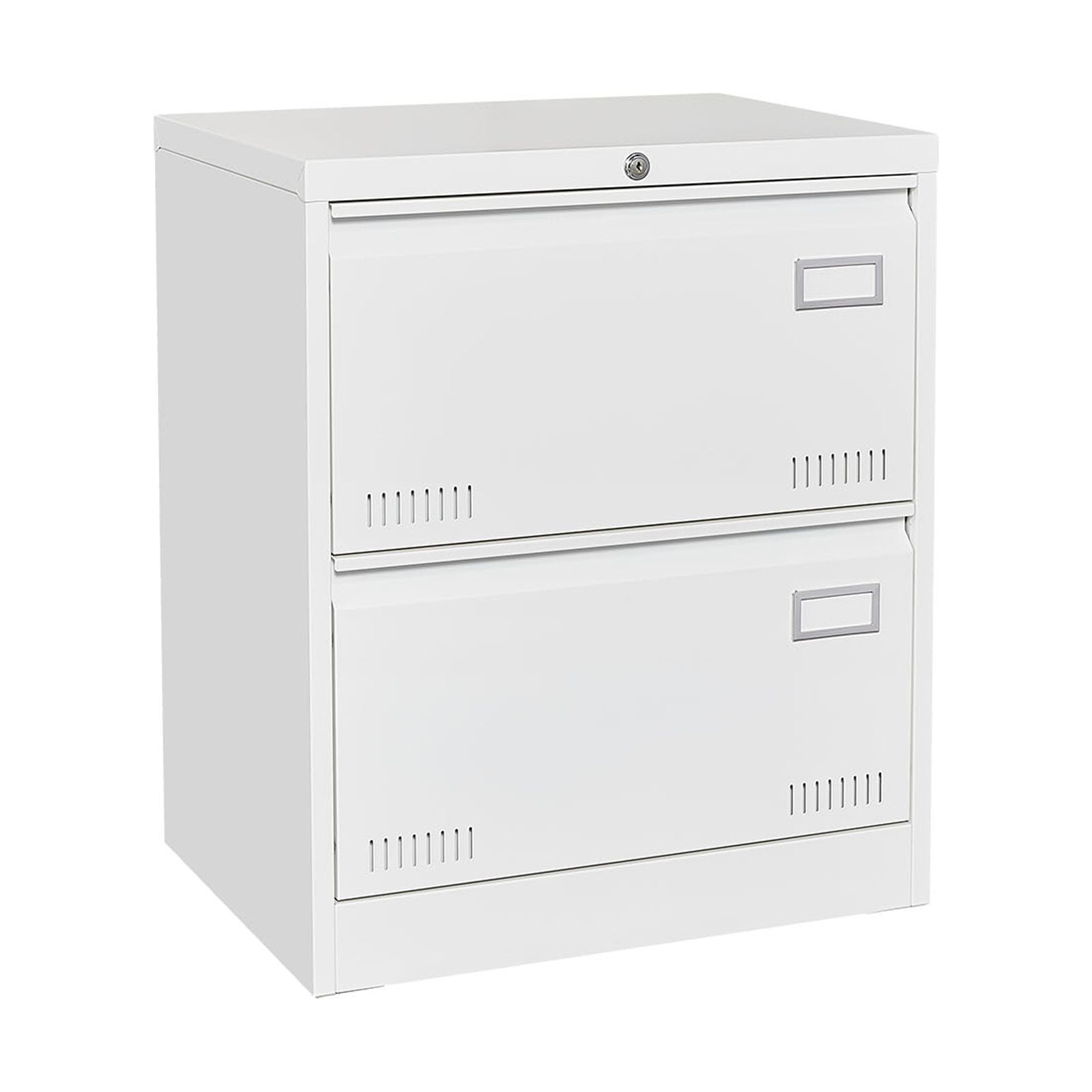 2 Drawer Lateral File Cabinet with Lock, Metal Filing Cabinet for ...