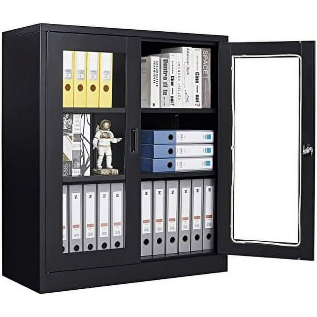 2 Drawer Lateral File Cabinet Metal Cabinet with Drawers Locking File ...