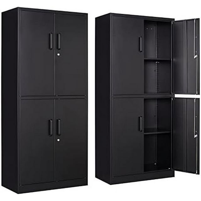 2 Drawer Lateral File Cabinet Metal Cabinet with Drawers Locking File ...