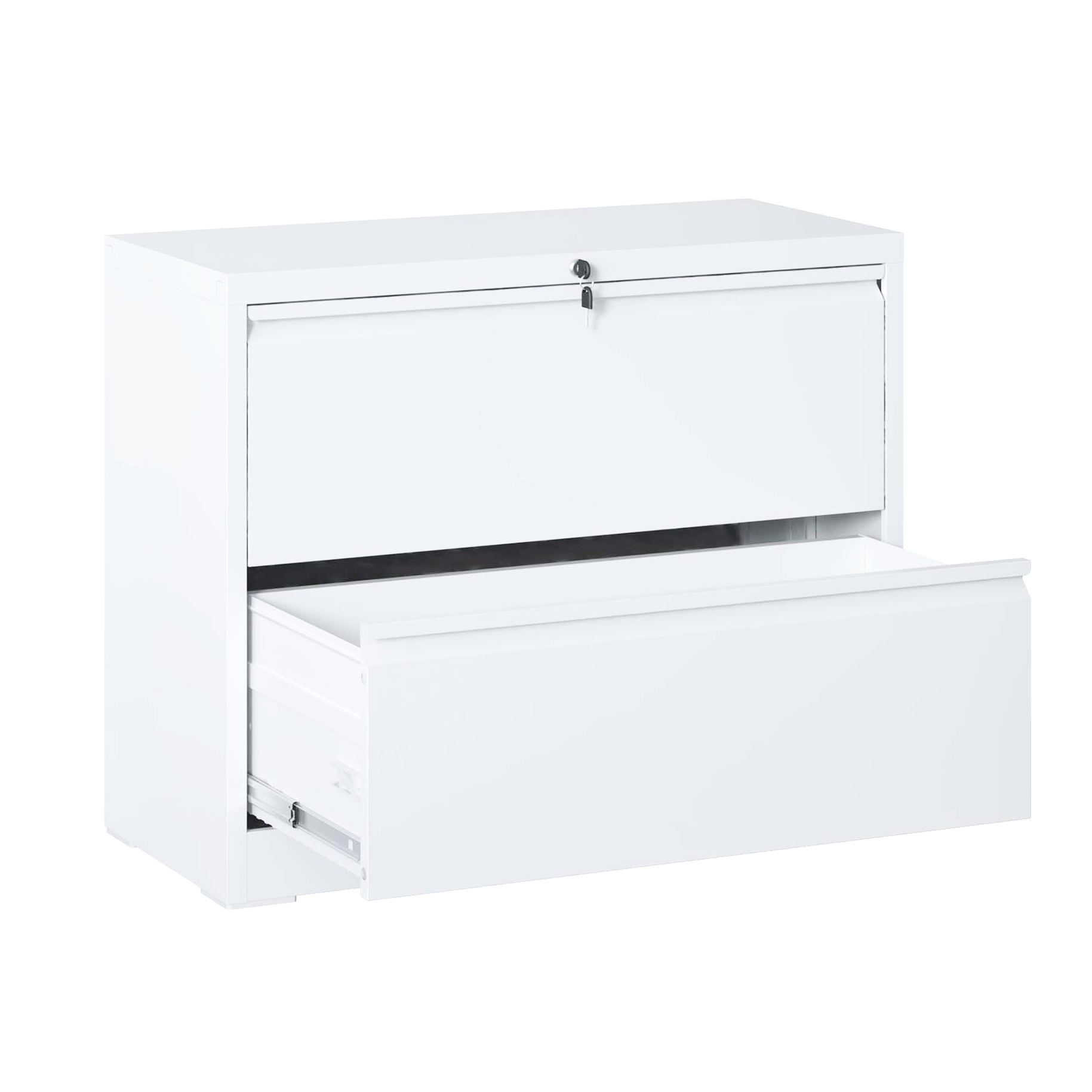 2-Drawer Lockable Metal Filing Cabinet+High-Security Upgrade”-“Home ...