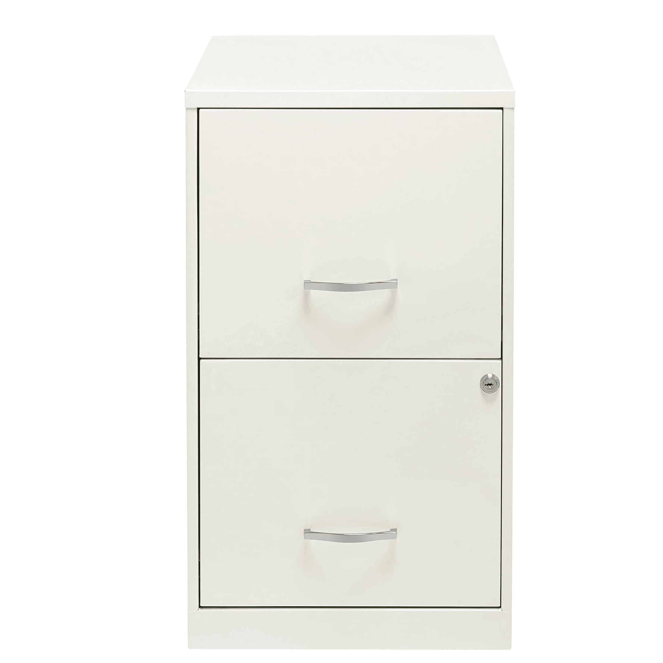 2-Drawer Locking File Cabinet, Steel, Letter-Size, Pre-Assembled, 14.2 ...
